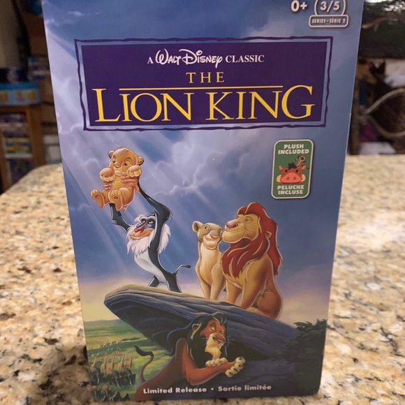 Disney | Toys | Disney Nwt The Lion King Vhs Timon And Pumbaa Plush ...